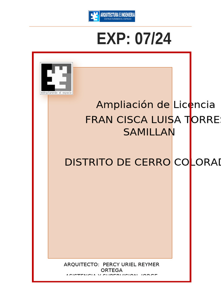 Cartulas de Trabajos 07 - 2024 | PDF