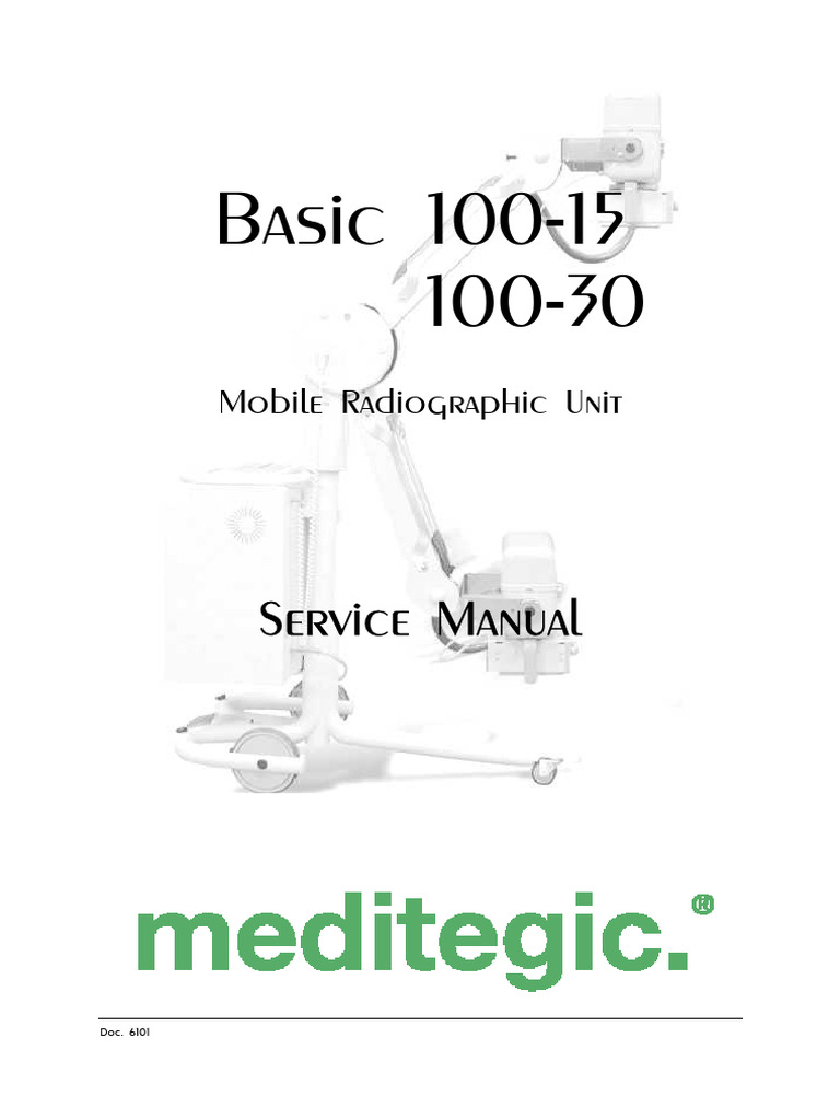 Siemens Basic 100 Mobile X-Ray - Service Manual | PDF