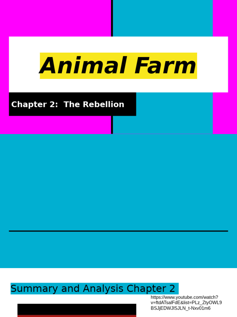 Animal Farm Ch.2 | PDF