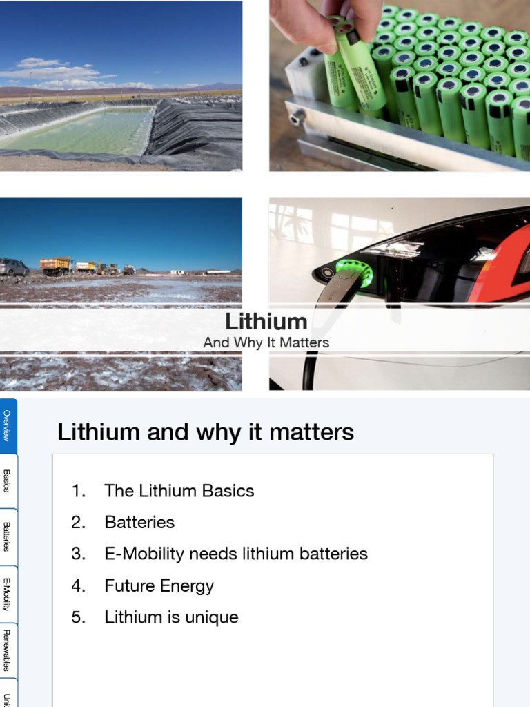 Shortest Intro To Lithium of All Time | PDF