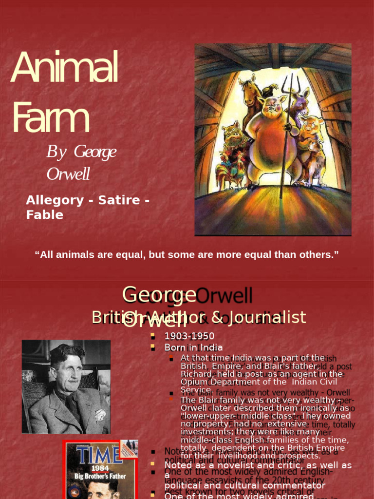 Animal Farm Introduction | PDF
