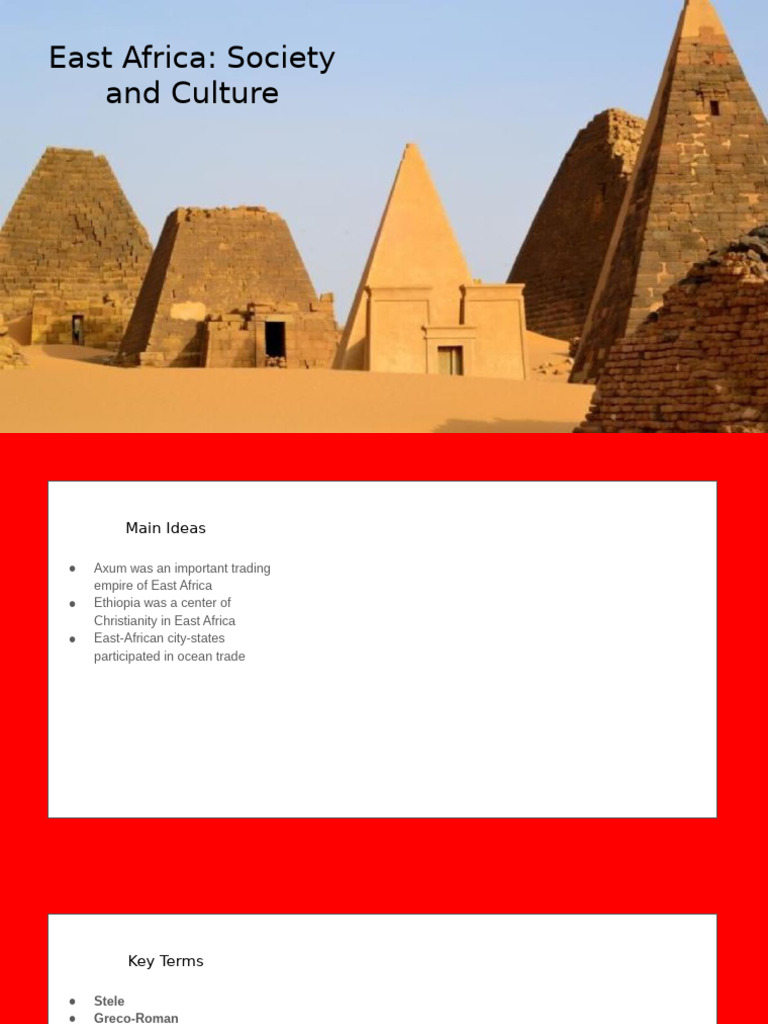 2.4 East Africa Society and Culture | PDF