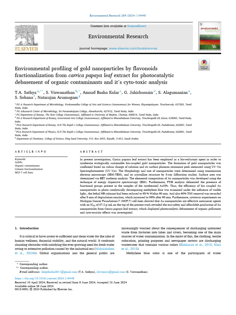 Environmental Research | PDF