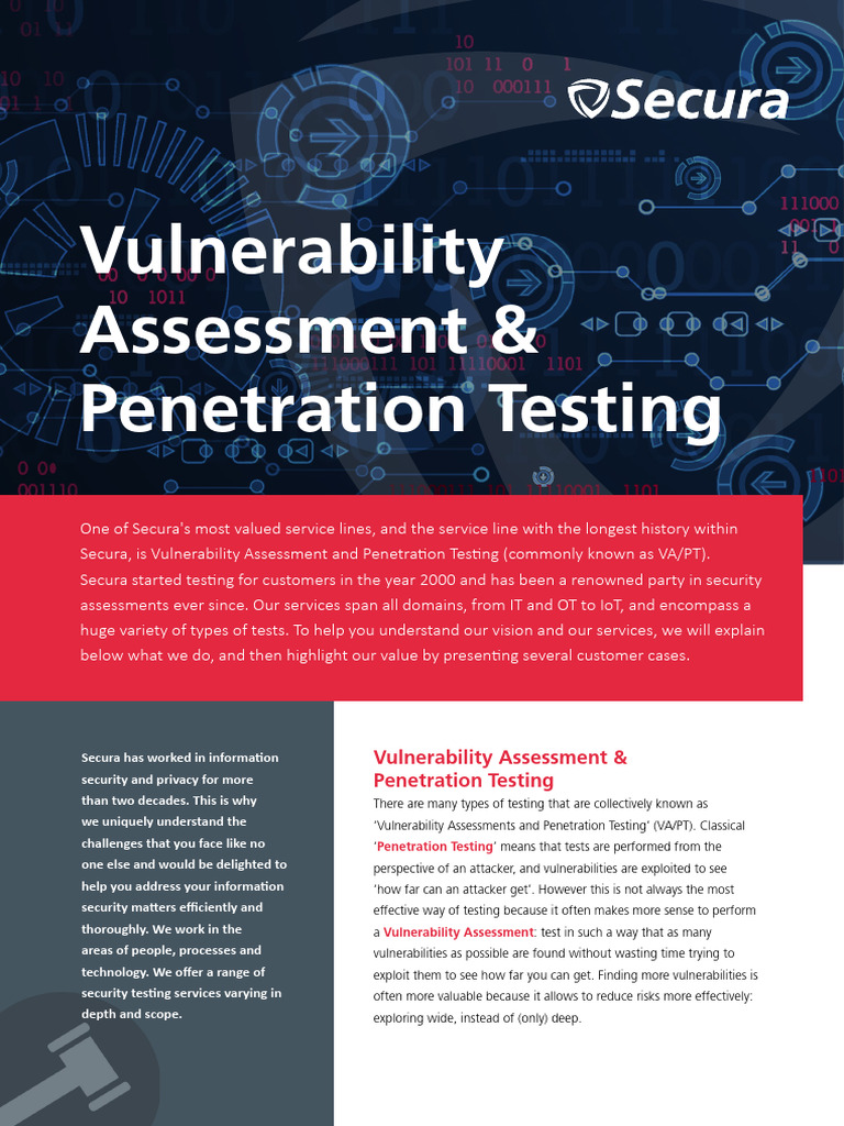 Vulnerability Assessment Penetration Testing | PDF