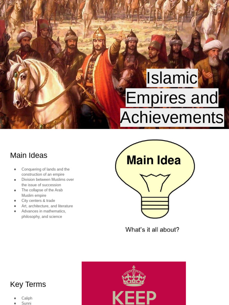 2.2 Islamic Empires and Achievements | PDF