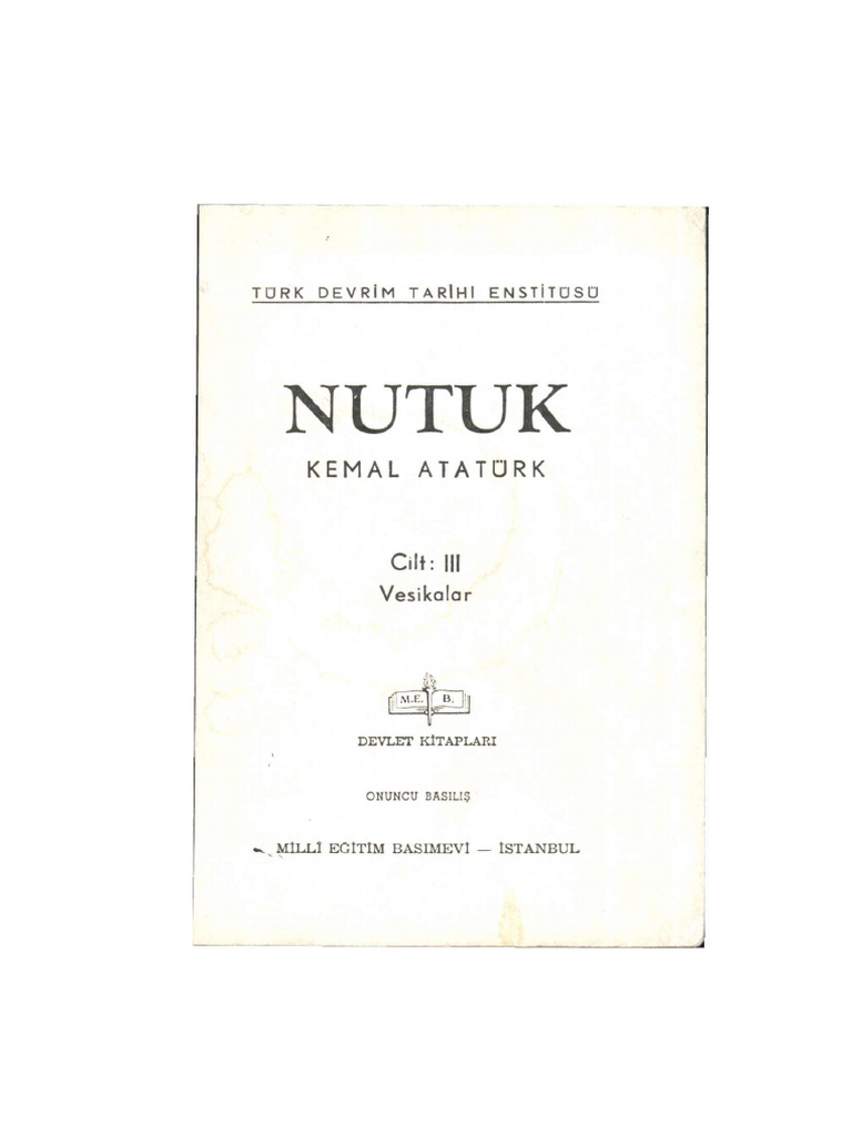 Nutuk Cilt-3 | PDF