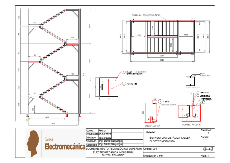 Planos Gradas de Acceso Sede Sur-Layout1 | PDF