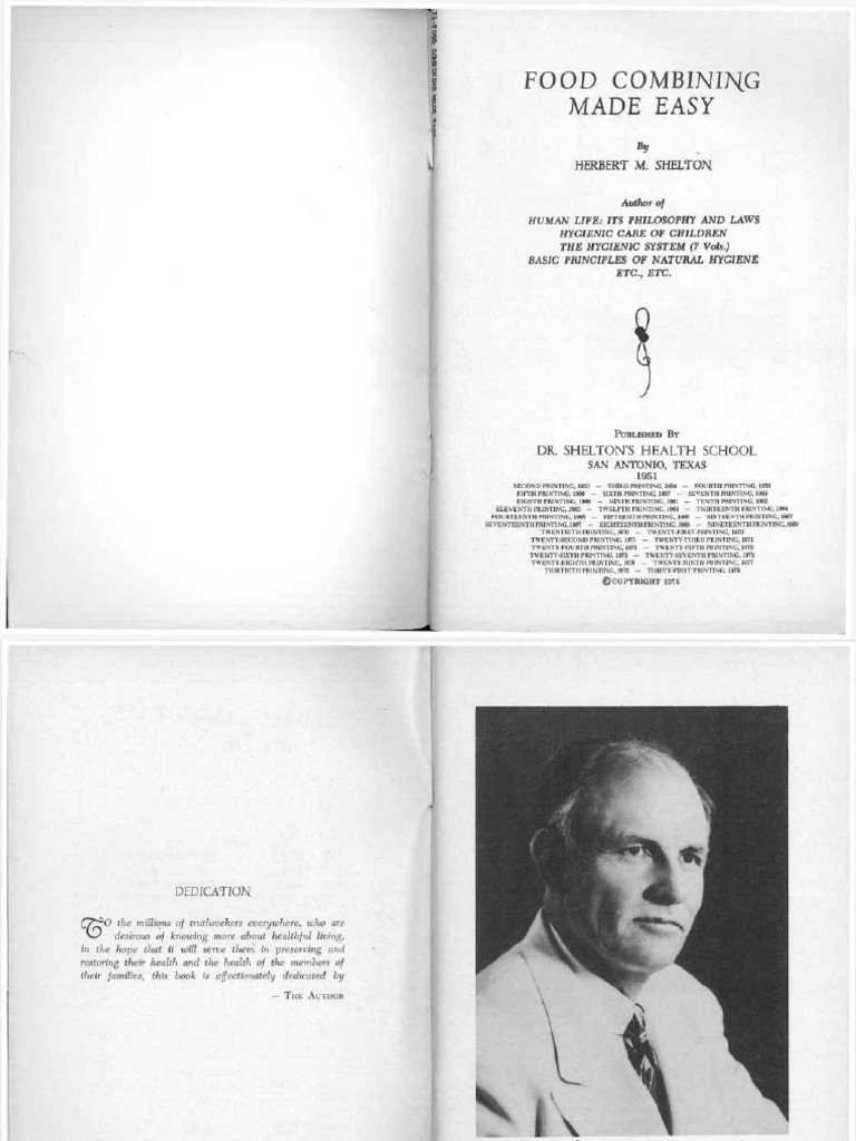 Food Combining Made Easy - Shelton | PDF