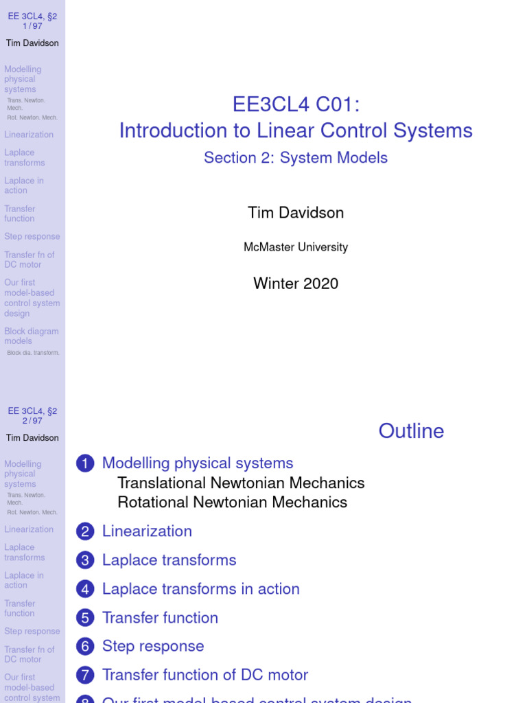 System_Models_handout | PDF
