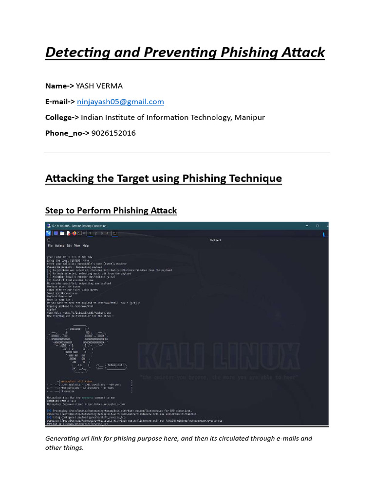 YASH VERMA-(2)Detecting and Preventing Phishing Attack | PDF