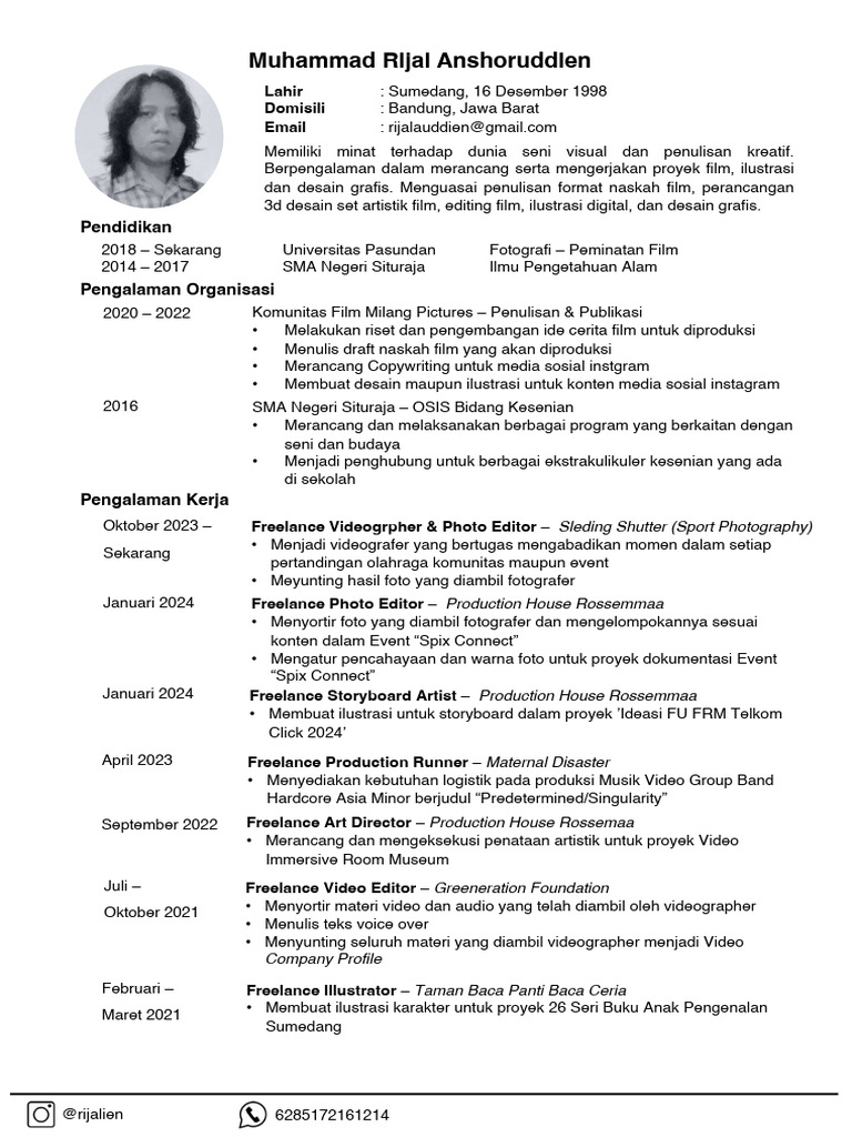 CV Rijal Feb 24 | PDF