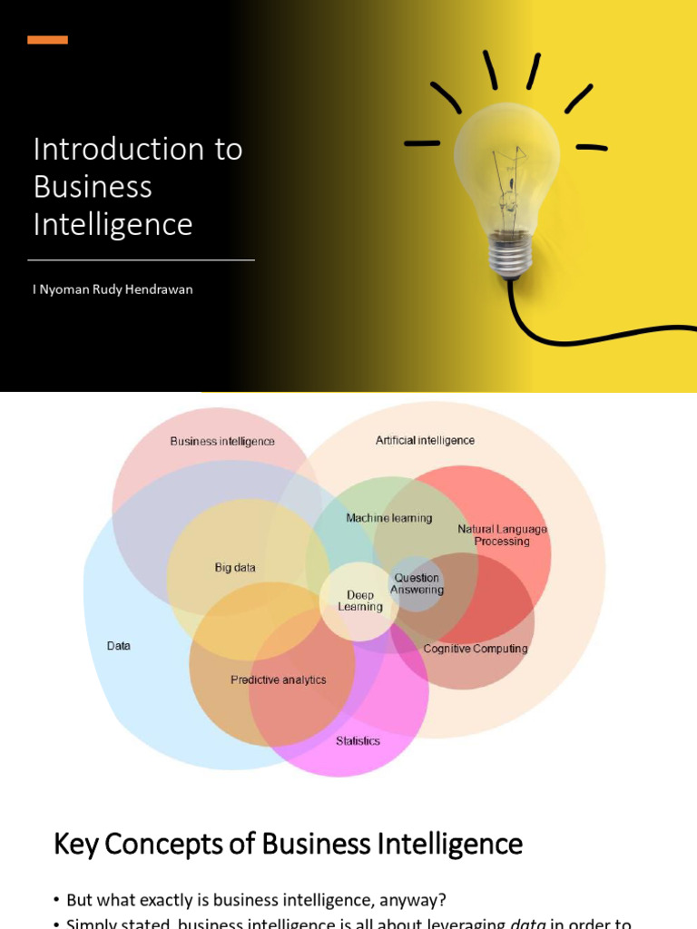 Intro to Business Intelligence | PDF