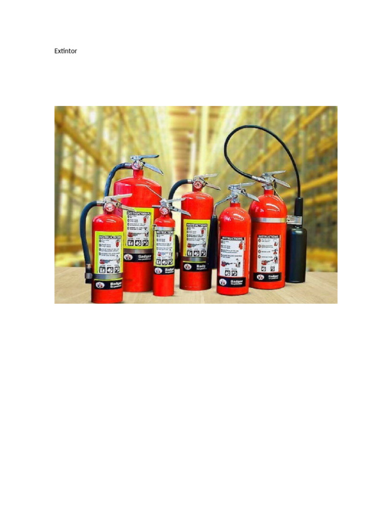 Extintor Wewew | PDF