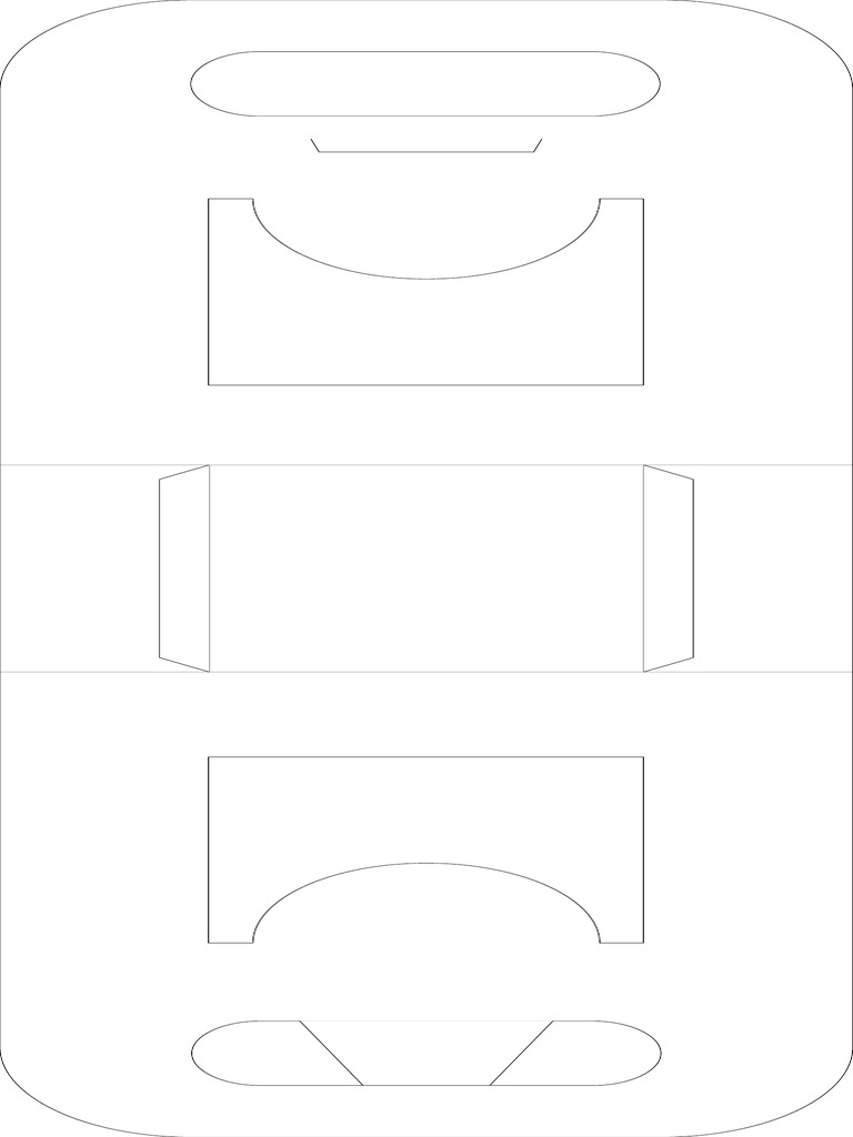 Plantilla Blister Modelo Redondeado para 11oz | PDF