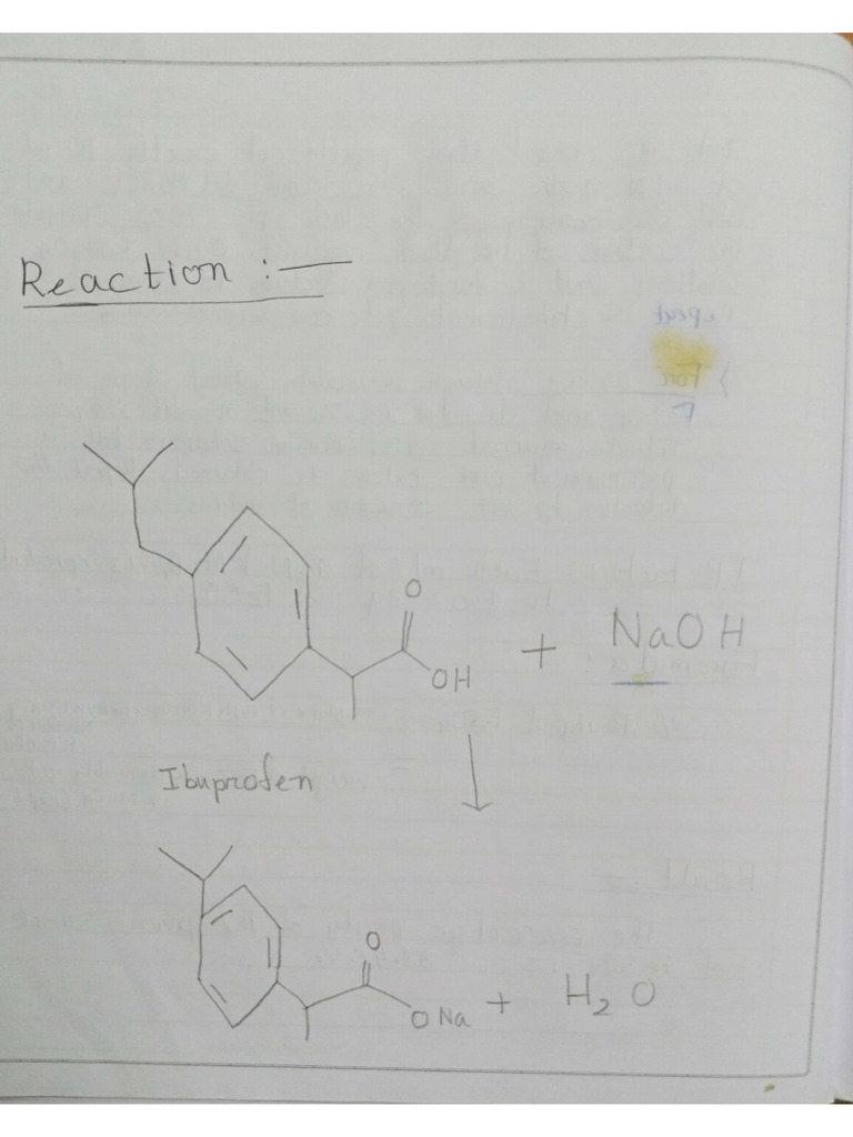 Pharmaceutical Chemistry Practical Exp - 7 To 9 | PDF