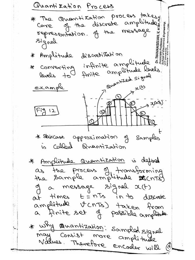 5-Uniform Quantization - Mid Tread and Mid Rise-10!05!2023 | PDF