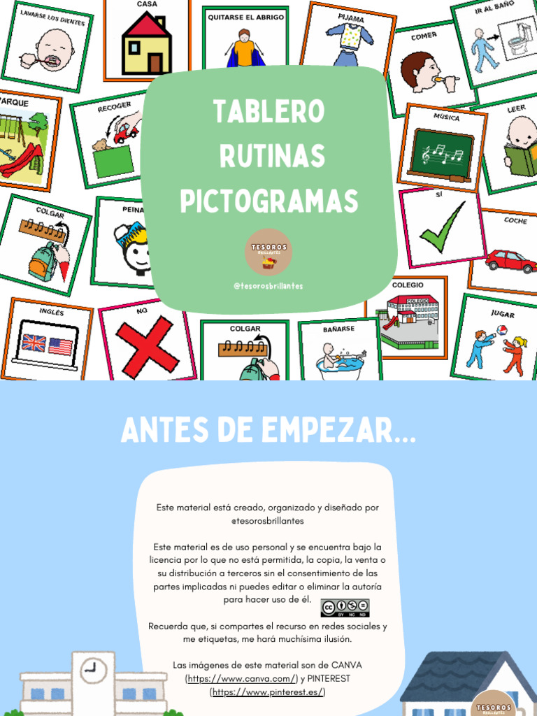 Tareas Diarias y Rutinas Visuales | PDF