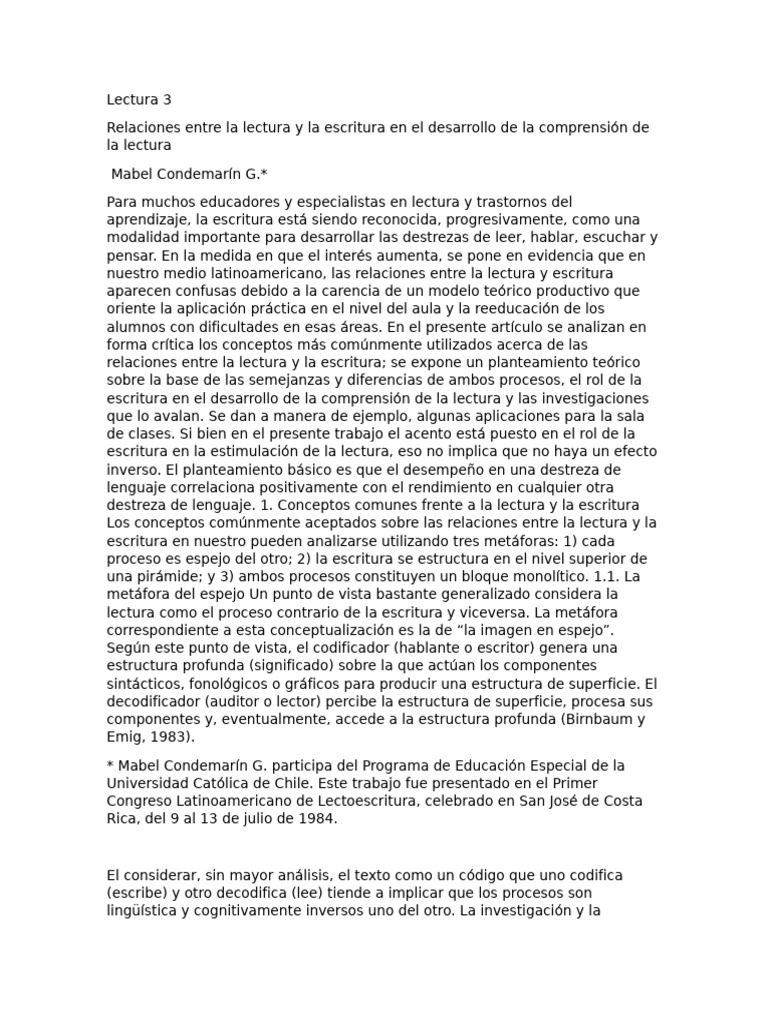 Lectura 3 | PDF