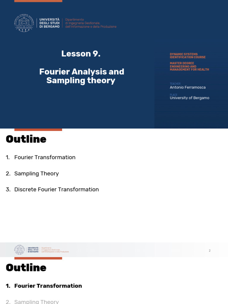 Lecture 9 Fourier | PDF