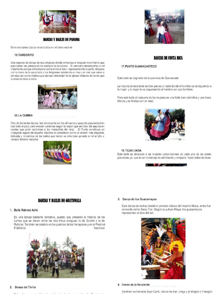 Danzas De Guatemala Centroamerica Pdf