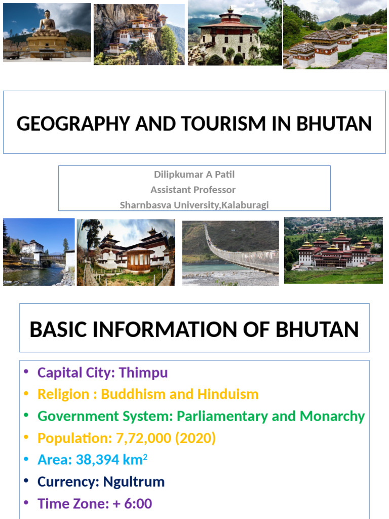 Geography and Tourism of Bhutan | PDF