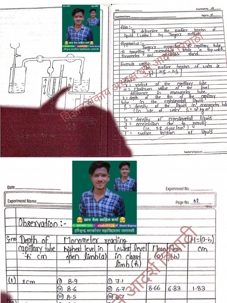 Physics Practical Group (A) by Shahil Sharma | PDF