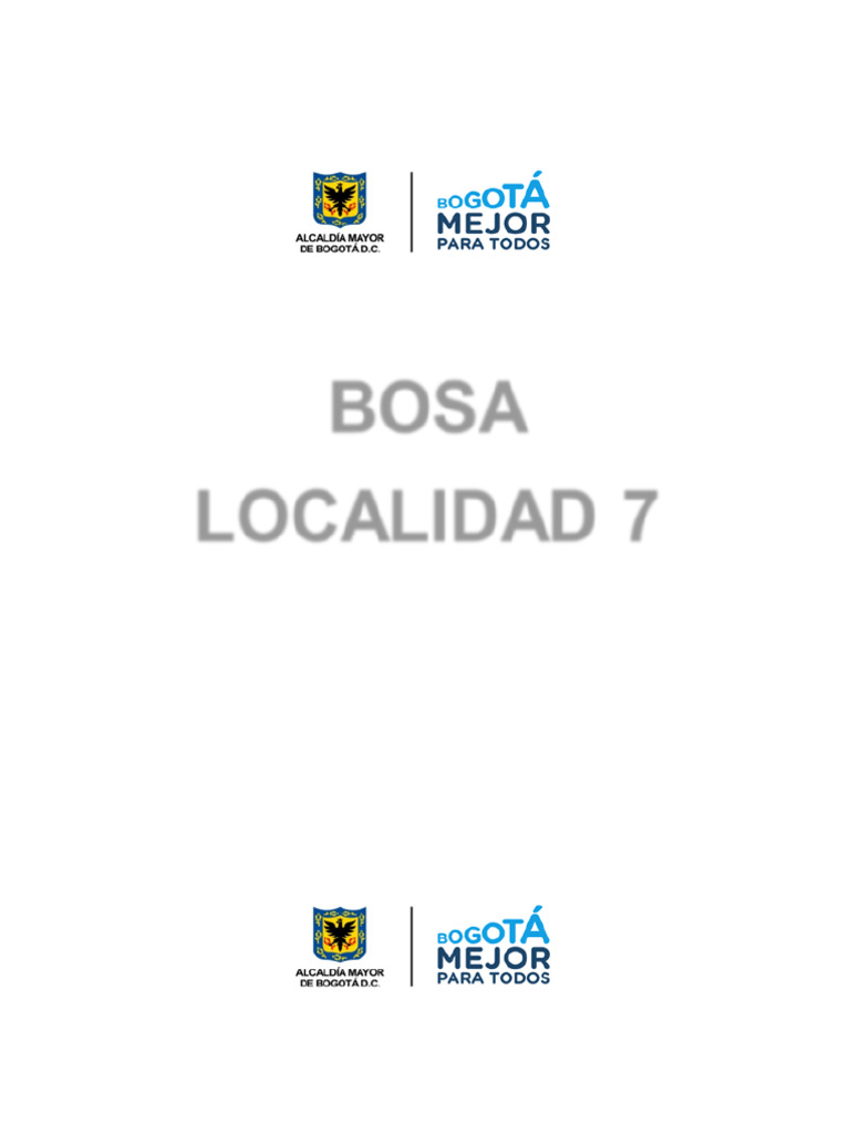 7-Perfil Caracterizacion Localidad Bosa 2018 | PDF | Bogotá | Ciencias ...