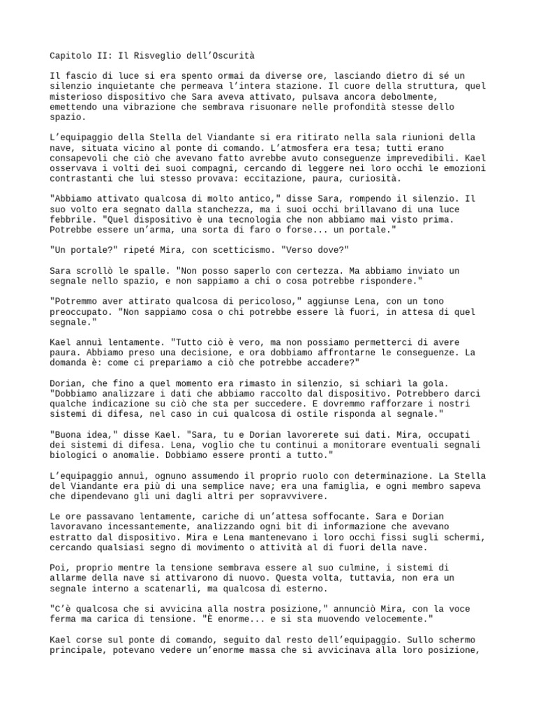 Il RIchiamo Delle Stelle - Capitolo II | PDF