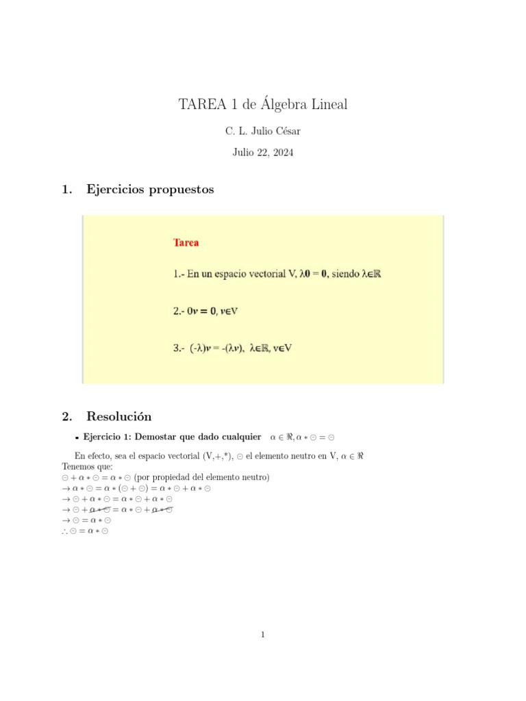 Tareas 1 - Resol Ejercicios Propuestos 1 | PDF