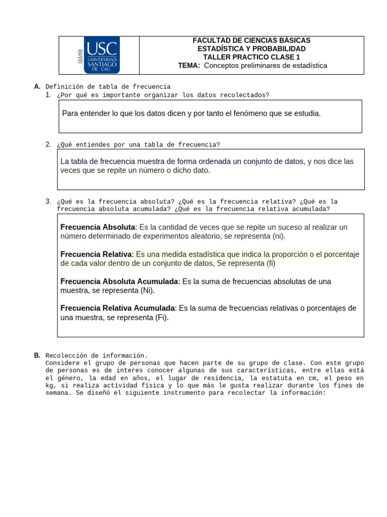 Taller Practico Clase 2 | PDF