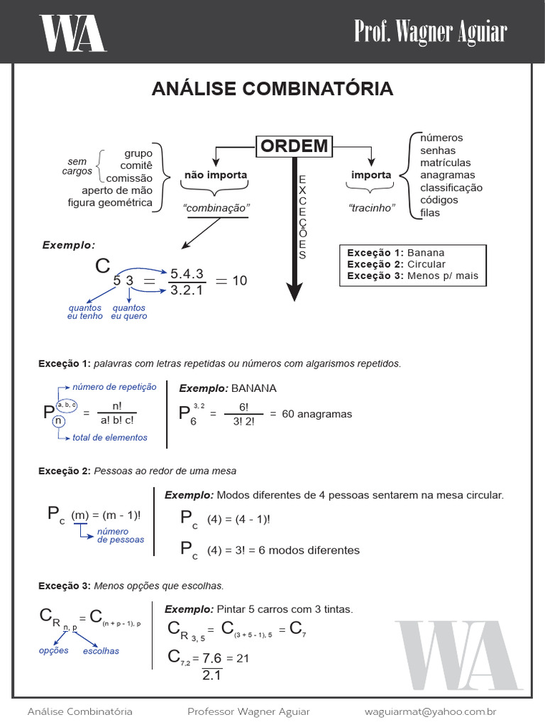 Análise Combinatoria | PDF