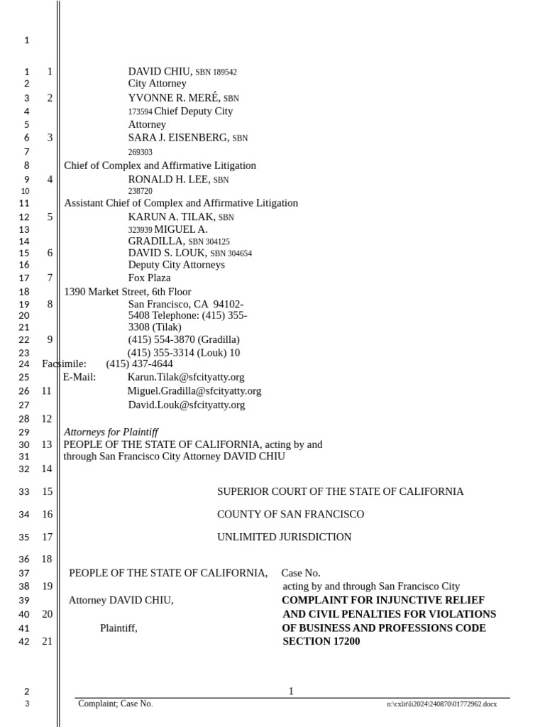 Complaint Final Redacted | PDF | Nudity | Politics