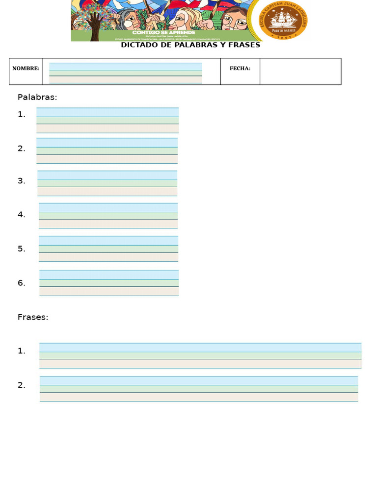 Dictado de Palabras y Frases Consonante C | PDF