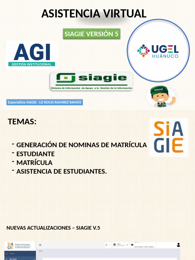 Siagie Version 5 | PDF