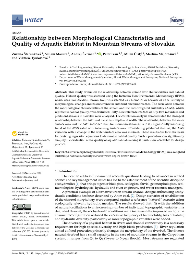 Relationship Between Morphological Characteristics and Quality of ...
