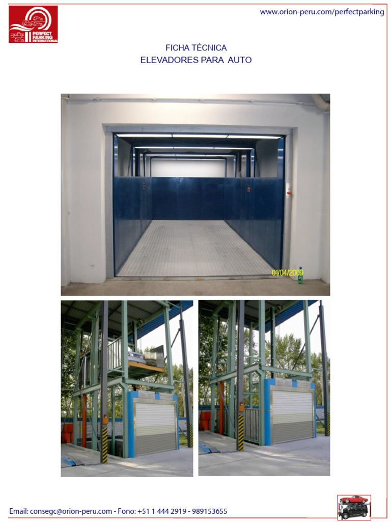 ficha_tecnica_elevador_autos | PDF