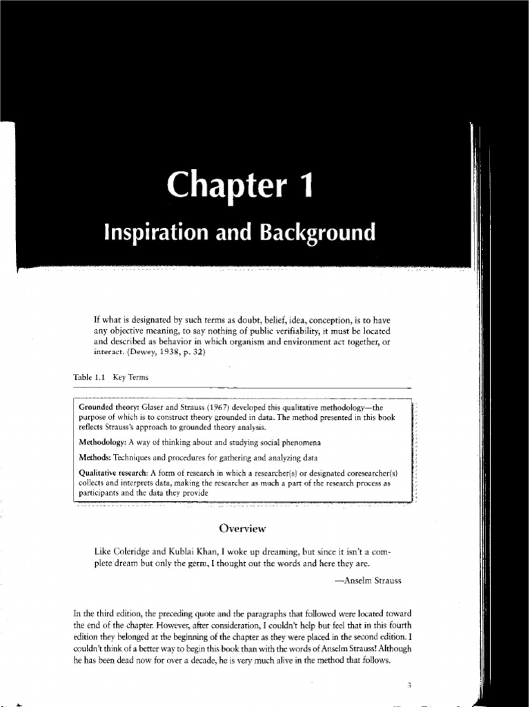 Corbin and Strauss CH 1 | PDF