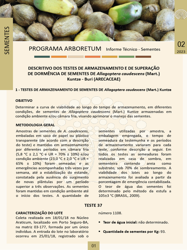 Programa Arboretum | PDF