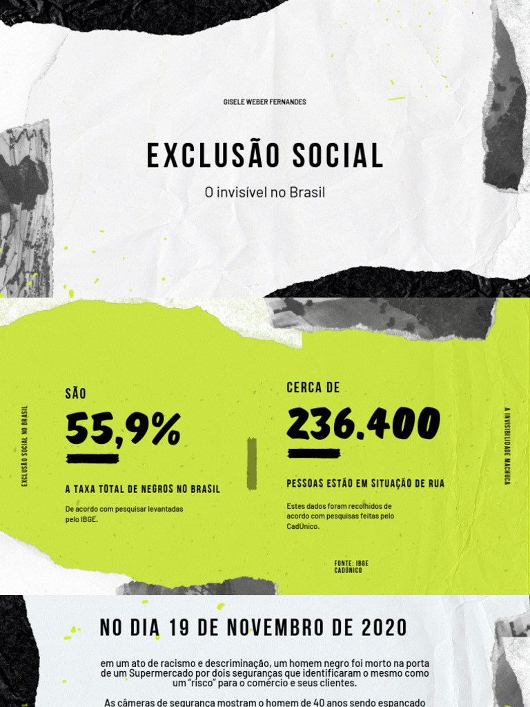 Exclusão Social | PDF