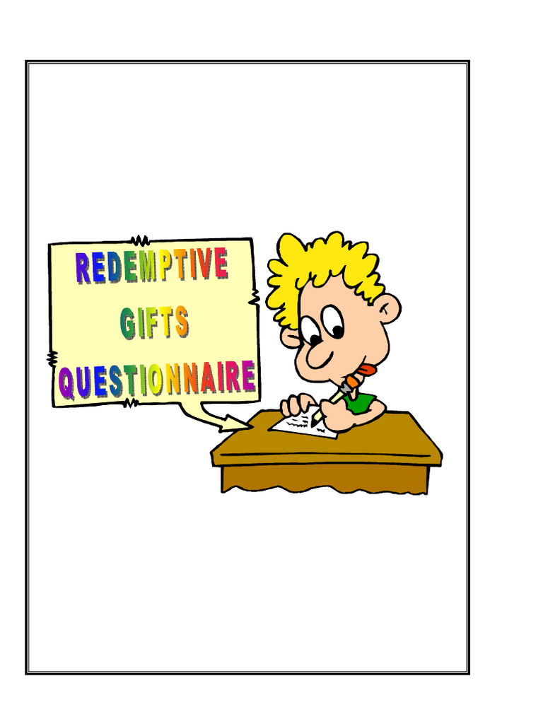 Redemptive Gifts Questionnaire | PDF
