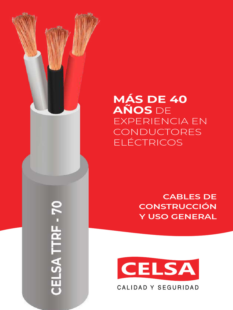 Más de 40 Años: DE Experiencia en Conductores Eléctricos | PDF