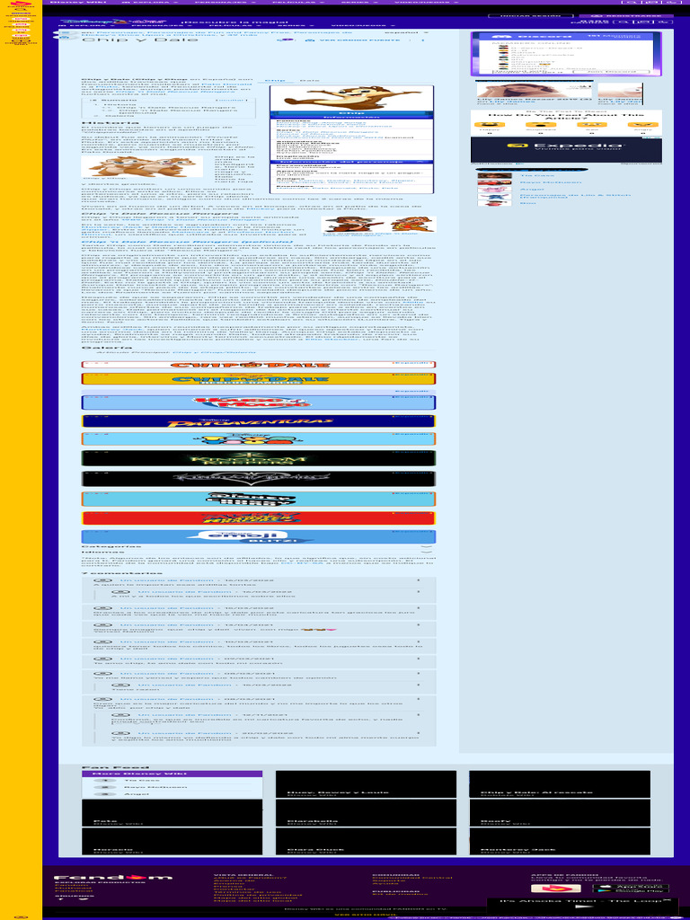 Chip y Dale Disney Wiki Fandom | PDF