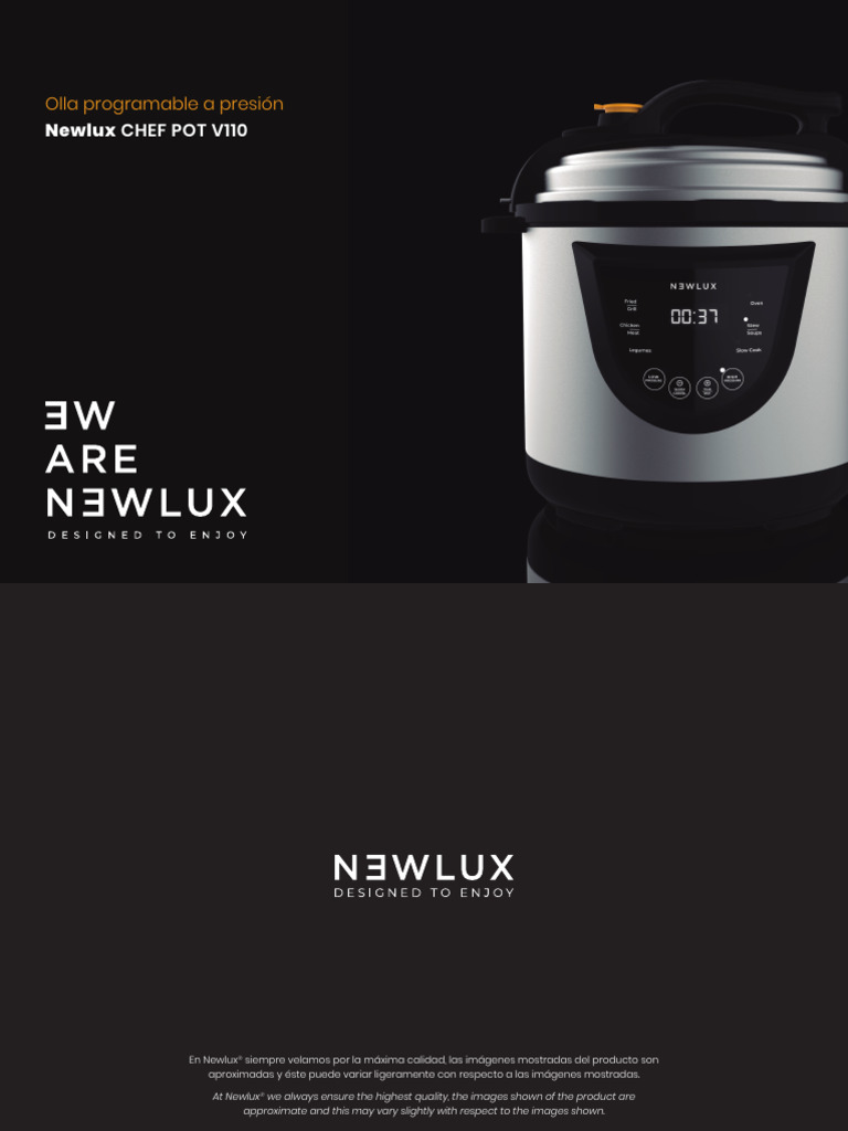 Manual Olla Programable Chef Pot V110 | PDF