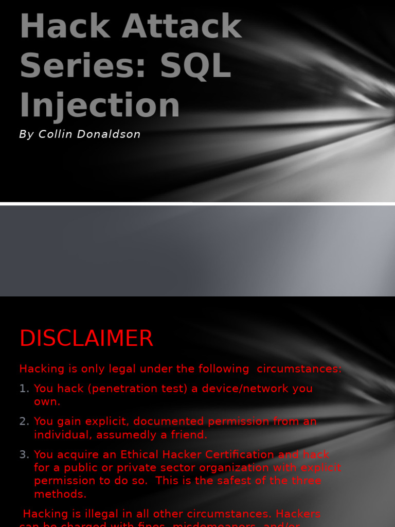 SQL Injection | PDF