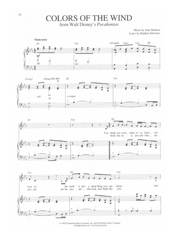 Colours of the Wind | PDF