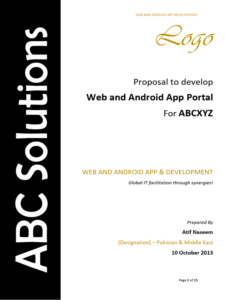Proposal ABC PVT LTD Unlocked | PDF
