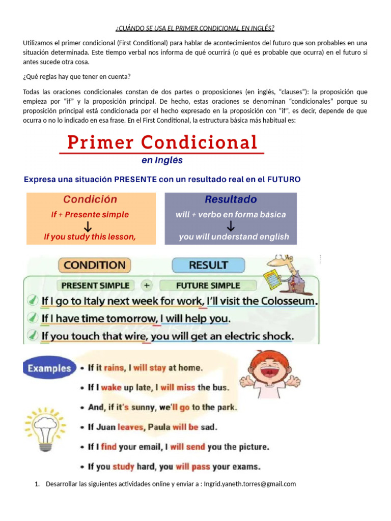 First conditional | PDF