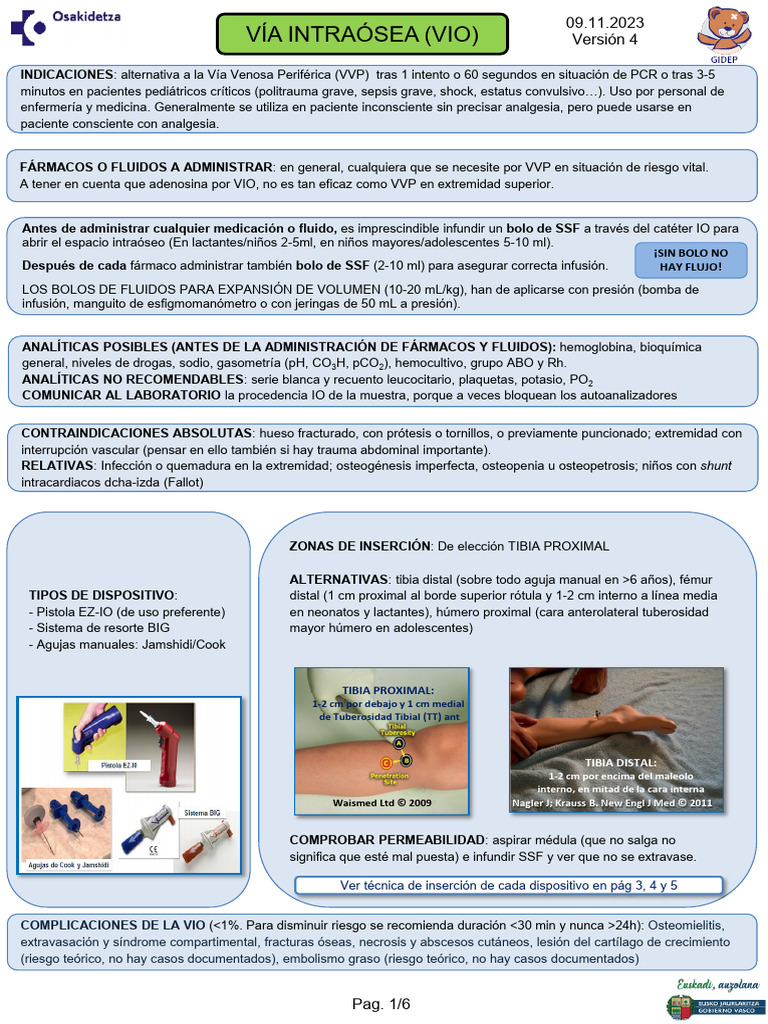 GIDEP Via Intraosea | PDF