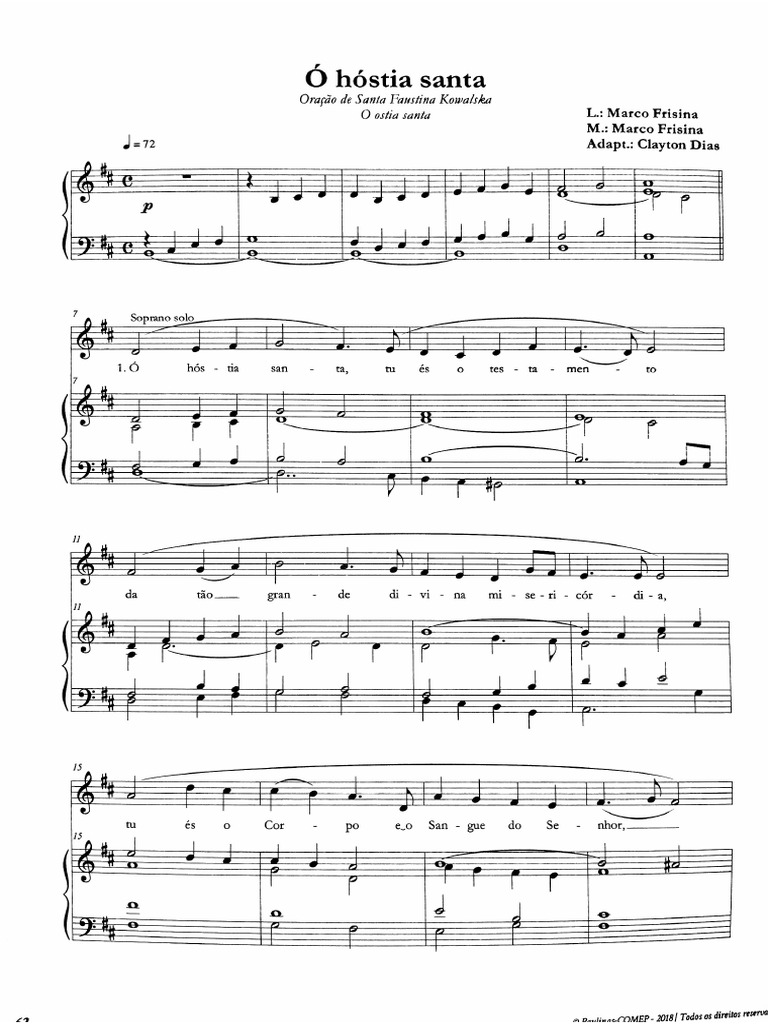 Ó Hóstia Santa | PDF