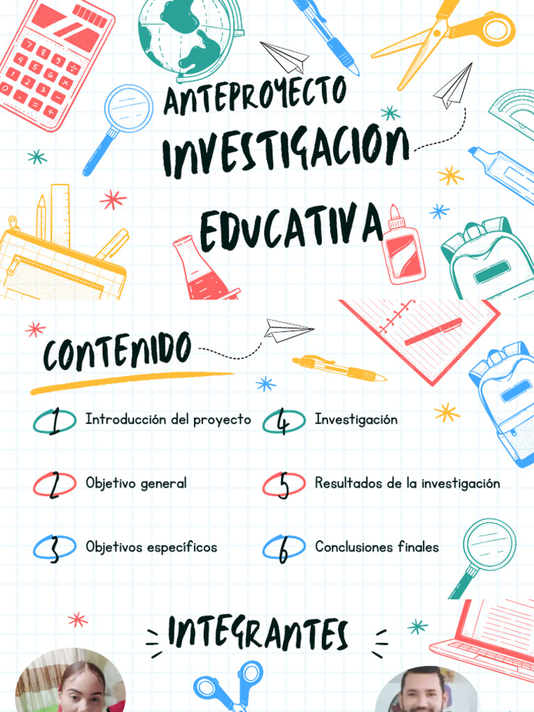 DIAPOSITIVA DE ANTEPROYECTO DE INVESTIGACIÓN 2024 (1) - Compressed | PDF | Pedagogía ...